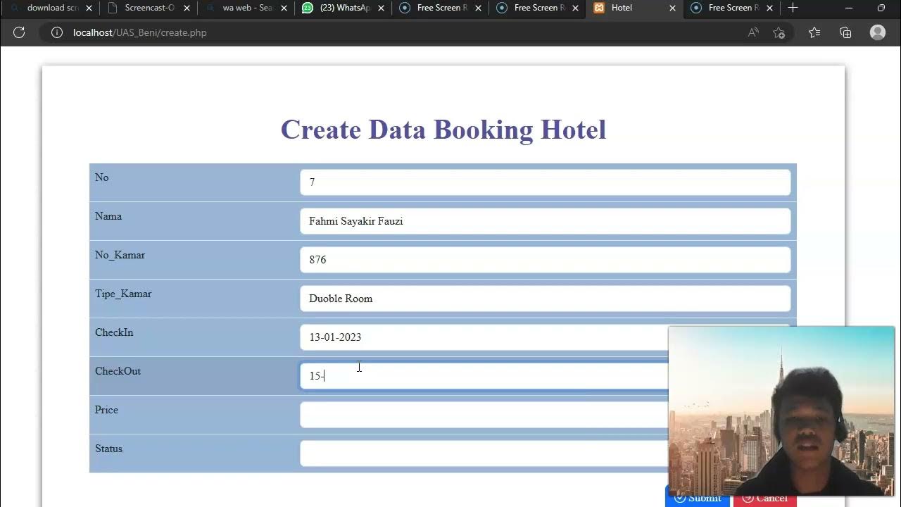 Crud 'Booking Hotel' PHP dan MongoDB - YouTube