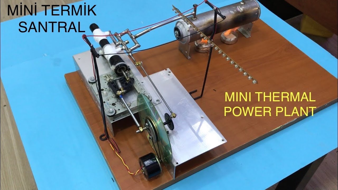 BUHAR GÜCÜNDEN ELEKTRİK ÜRETTİK - MİNİ TERMİK SANTRAL - ELECTRICITY ...