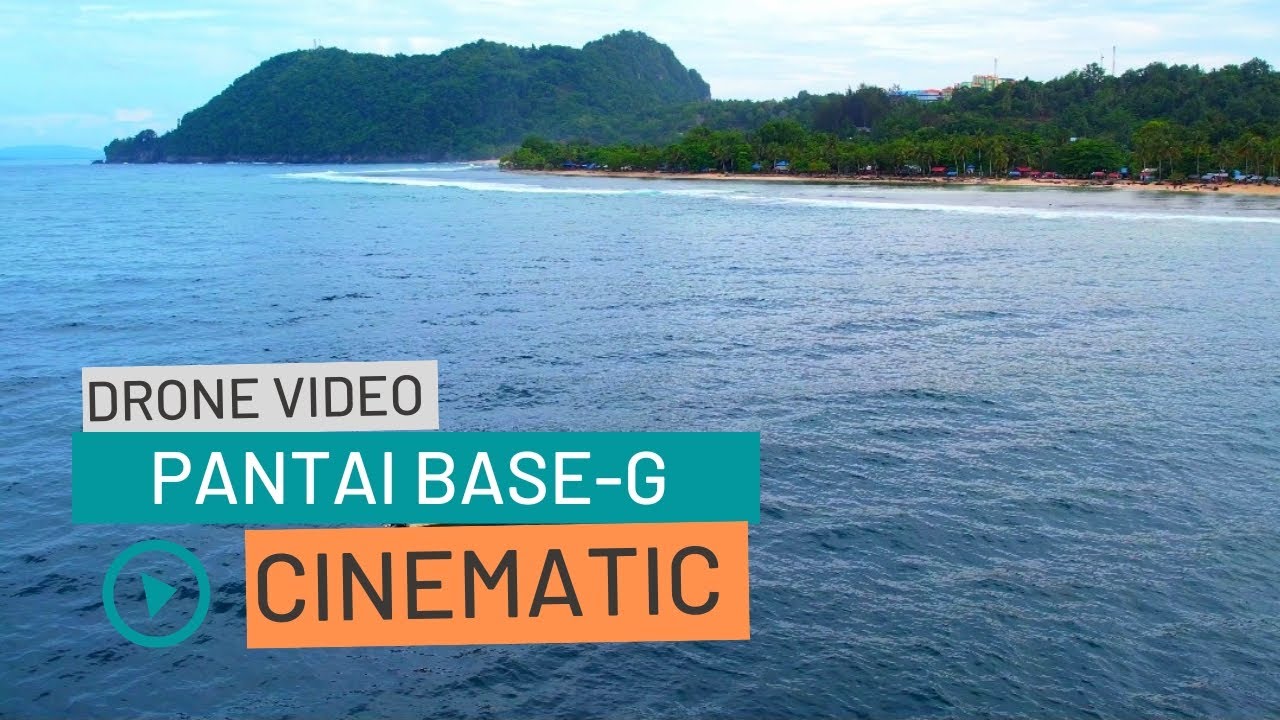 CINEMATIC DRONE PANTAI BASE-G JAYAPURA PAPUA - YouTube