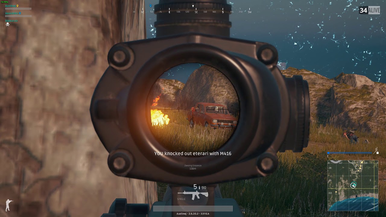 How to win a 1V4 on PUBG - YouTube