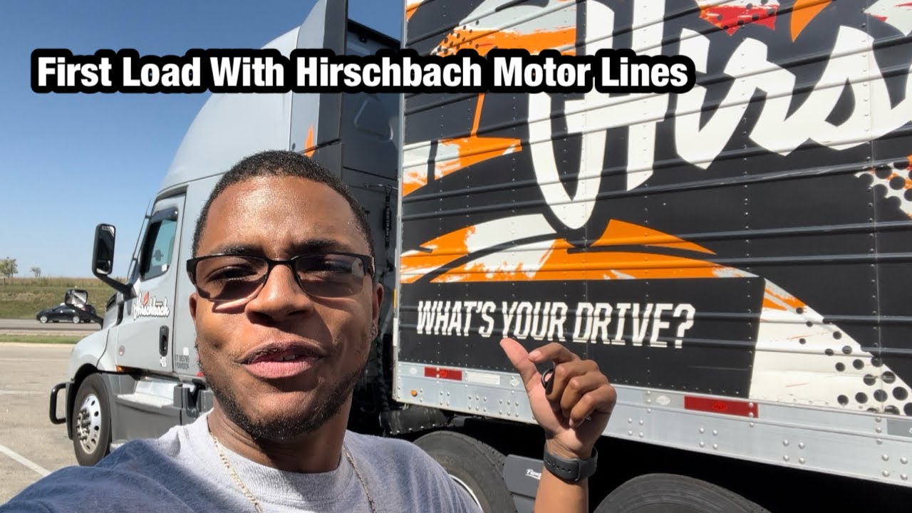 First Load With Hirschbach Motor Lines | Trucking | Truck Driver | CDL ...