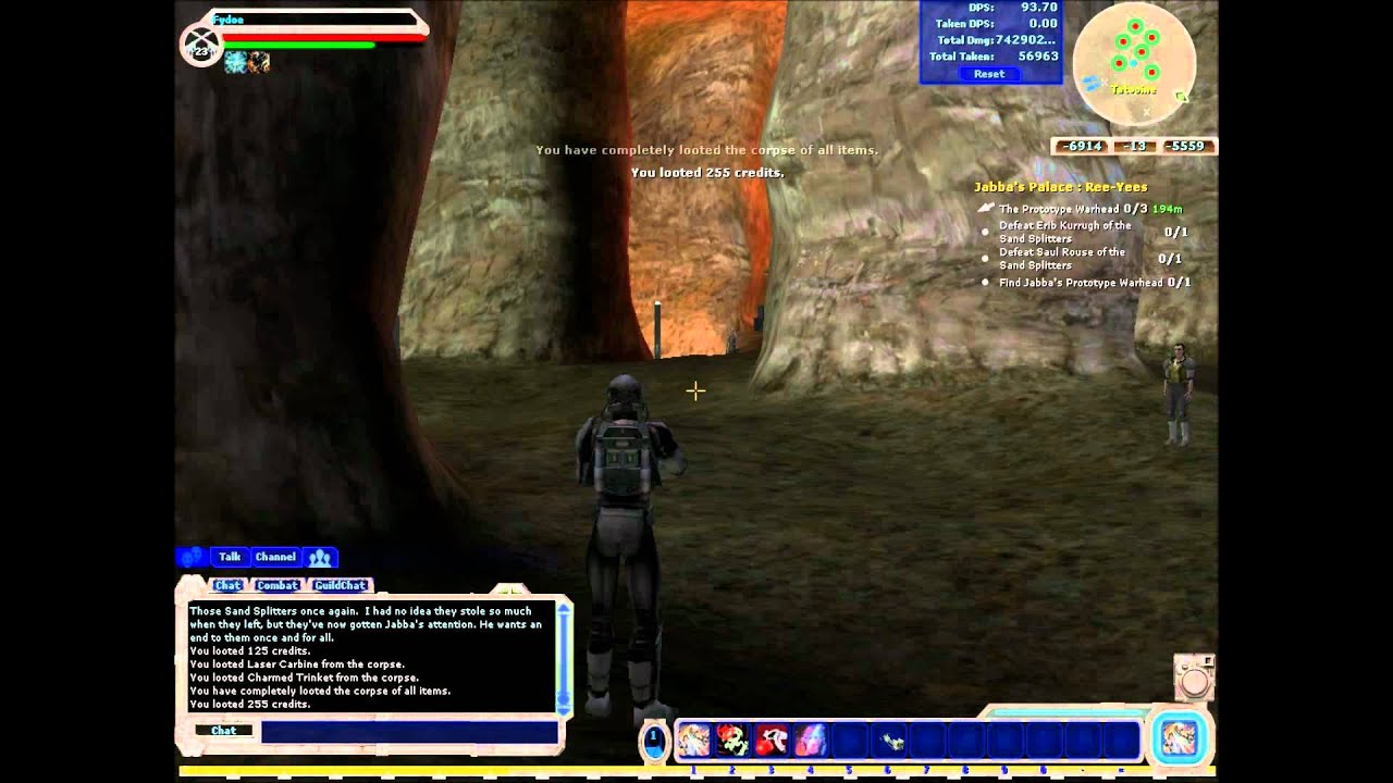 Star Wars Galaxies Bounty Hunter Gameplay - YouTube
