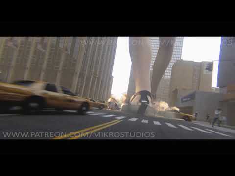 Giantess Sandal Rampage - Mikrostudios Archive 1