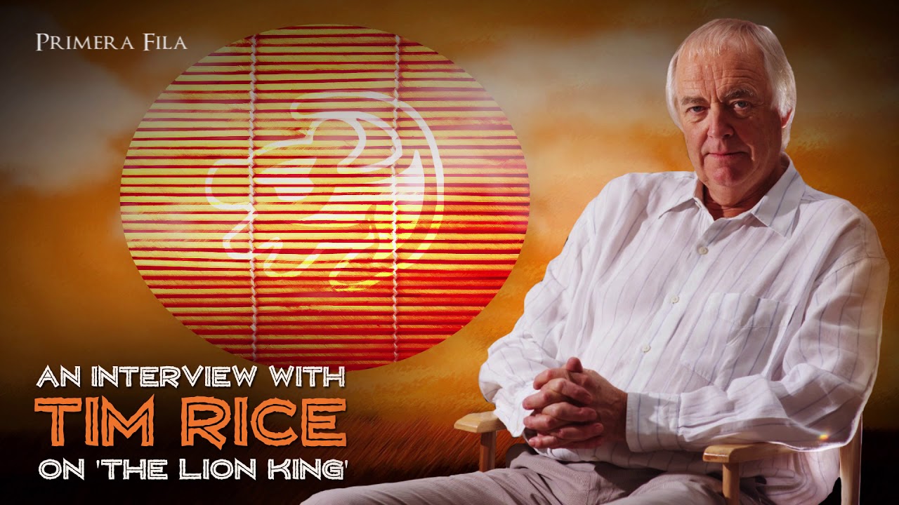 An Interview with Tim Rice on 'The Lion King' - YouTube