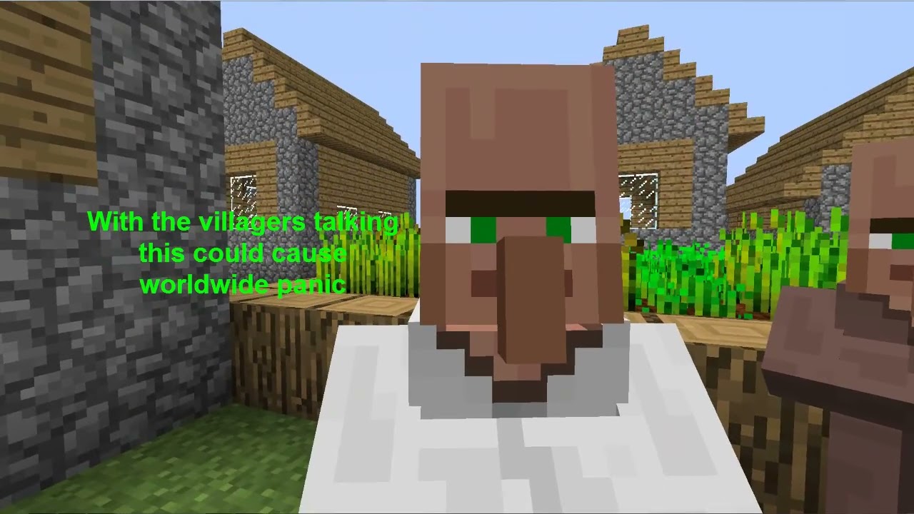 Minecraft: Talking Villagers - YouTube