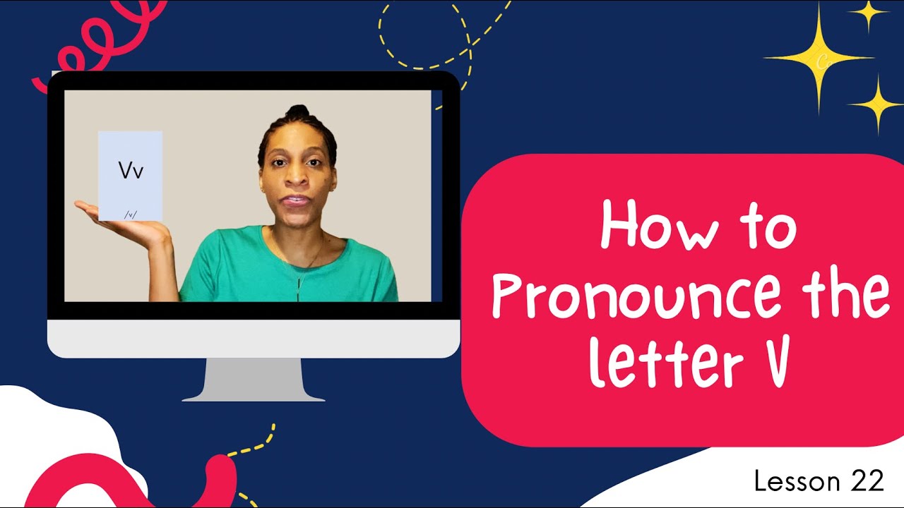 Introducing the Letter V and How to Say It - YouTube