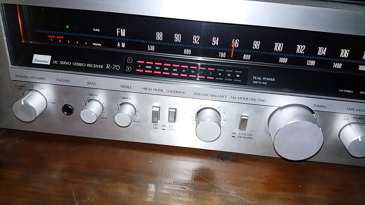 Sansui R-70 - YouTube