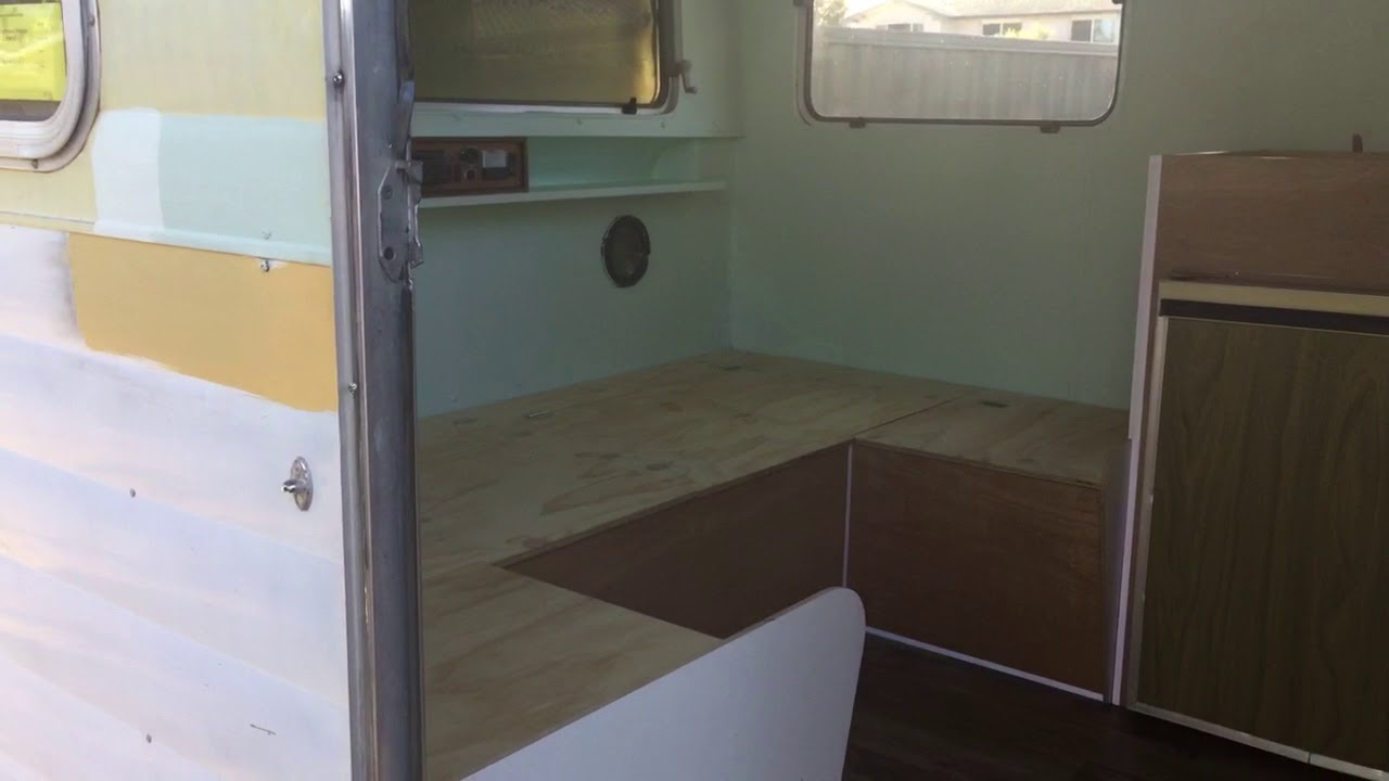 Custom caravan fit out and renovation - YouTube