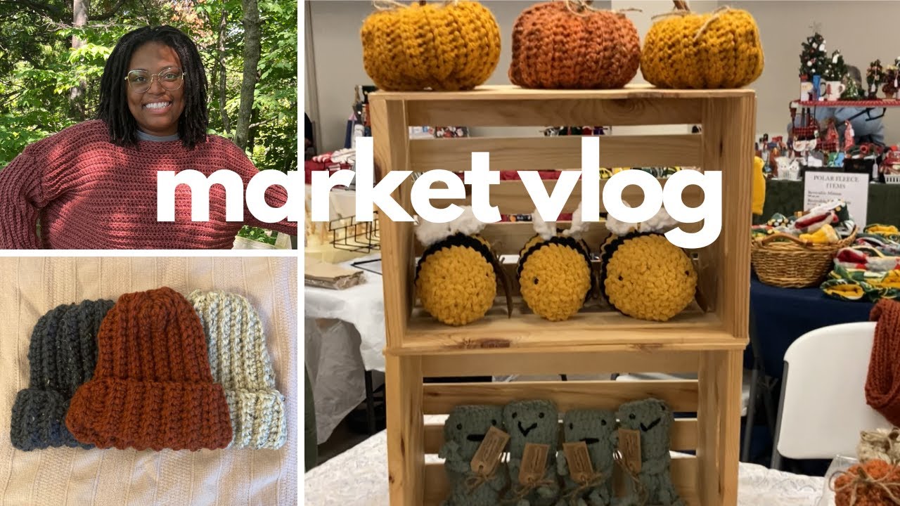CRAFT MARKET VLOG | Fall Crochet Craft Fair With Me! - YouTube