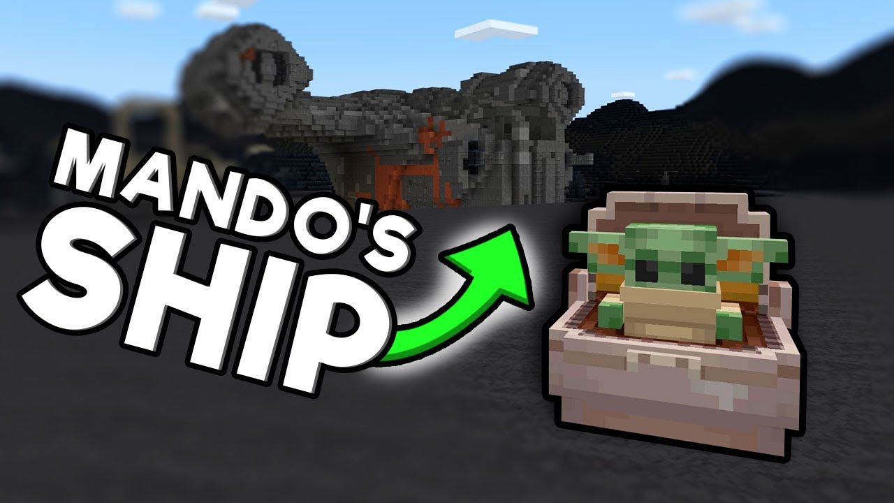 STEALING MANDO'S SHIP in Minecraft - YouTube