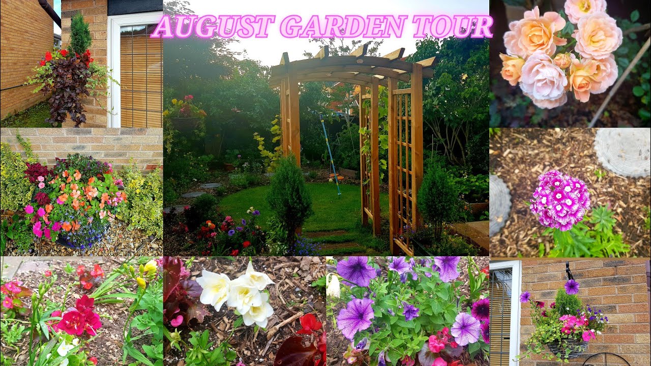 August Garden Tour | Summer garden harvest | Garden Work | Rainy summer ...