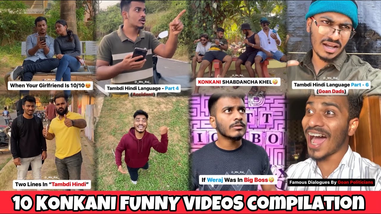 10 Funny/Relatable Konkani Videos🤣🤣 | 10 Goan Funny Videos | Goan ...