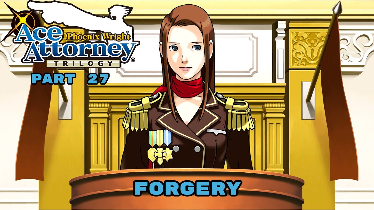 Forgery - Phoenix Wright: Ace Attorney - Playthrough - Part 27 - YouTube