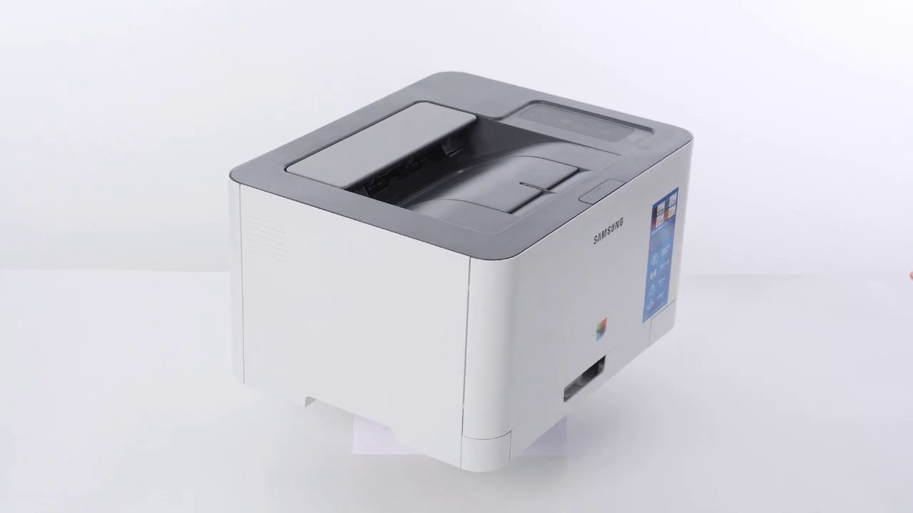 삼성전자 컬러 레이저 프린터기 SL-C513_턴테이블 영상 - YouTube