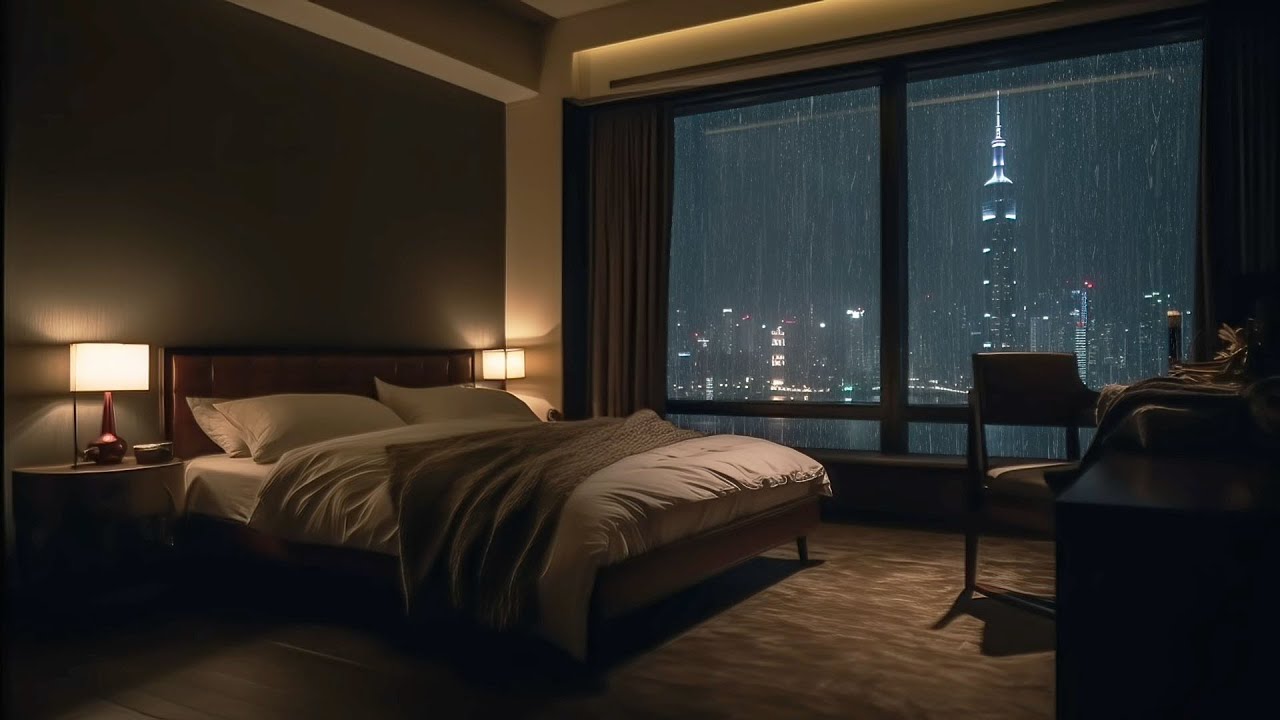 Heavy Windy Rain Without Thunder Its Raining Outside And Im Going