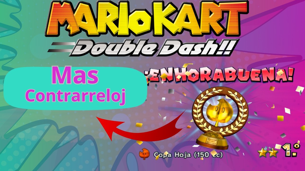 Mario Kart Double Dash Capitulo 3 Copa hoja - YouTube