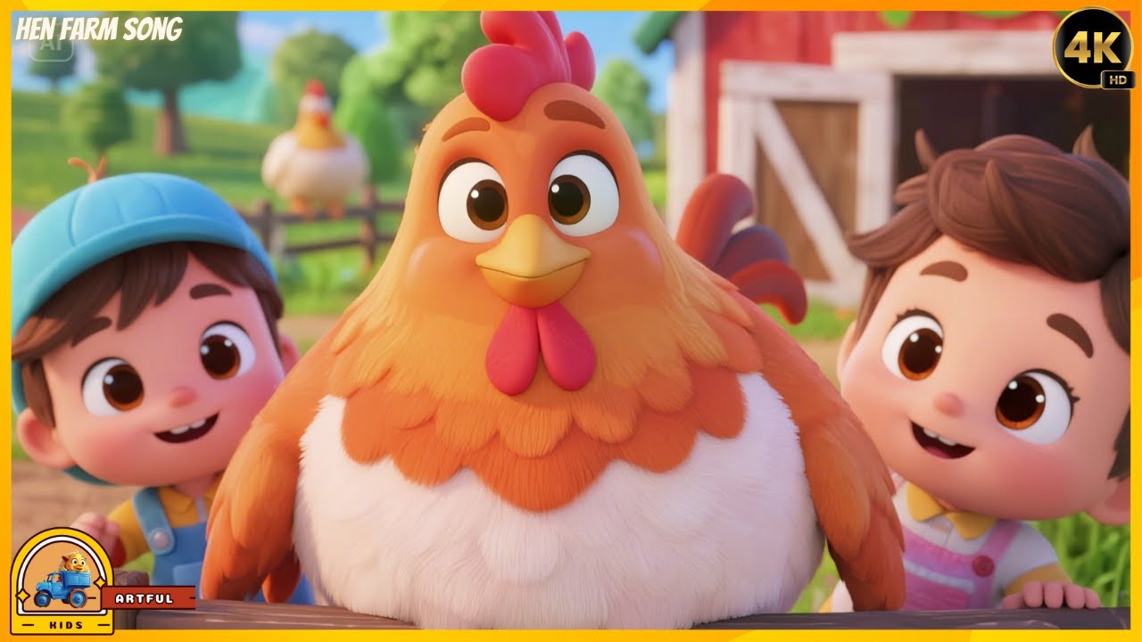 Kids Enjoy Hen Farm Song For Kids | Artful Animations - YouTube