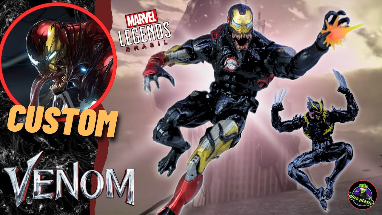 Custom Venom Ironman Marvel Legends!!!!! #custom #marvellegends - YouTube
