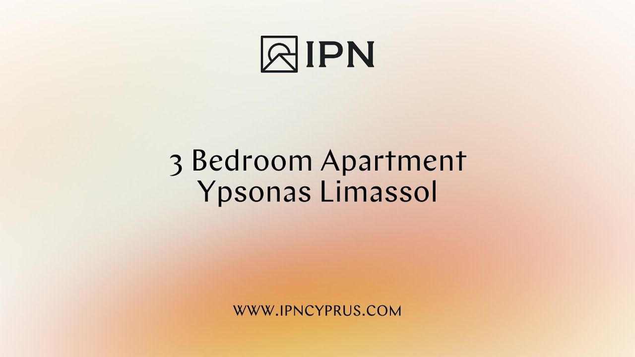 3 Bedroom Apartment | Ypsonas Limassol - YouTube