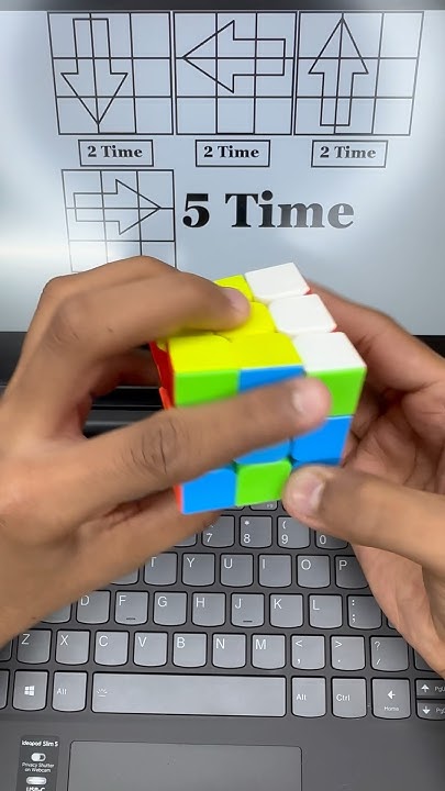 Cube solve trick #shorts - YouTube