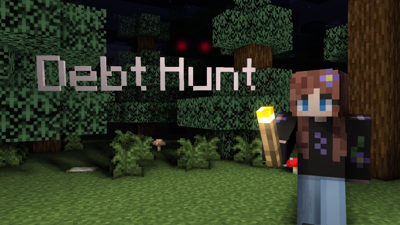 Debt Hubt - ВЫПЛАЧИВАЮ ДОЛГИ и БЕГАЮ от частиц снега в minecraft - YouTube