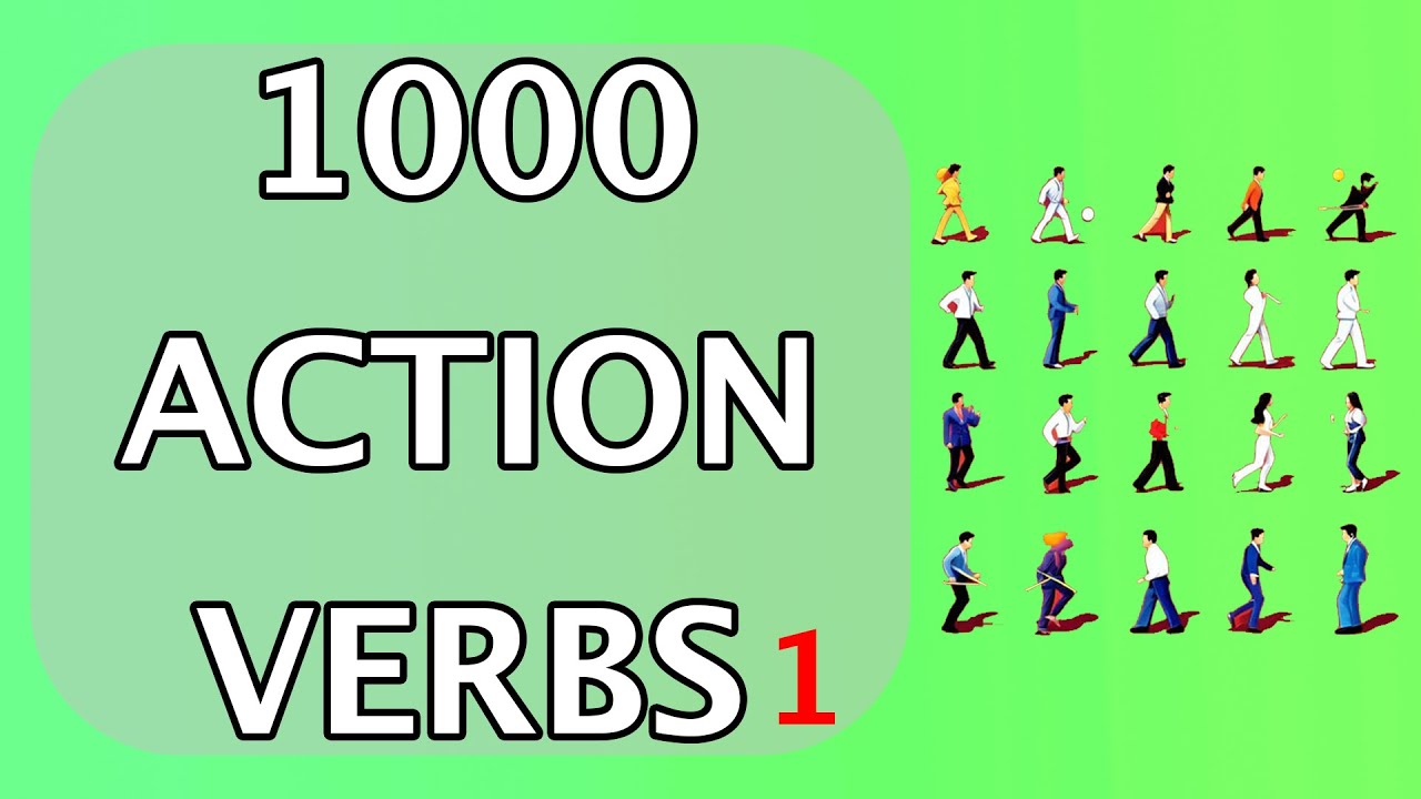 1000 action verbs in English language part 1 #actionverbs - YouTube