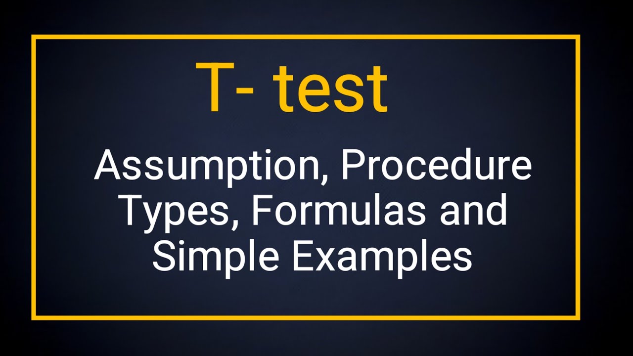“t-Test Made Easy | Independent, Paired & One-Sample t-Test Explained ...
