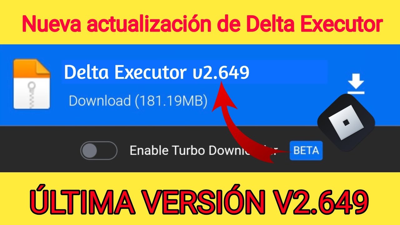 Cómo descargar Delta Executor Mobile Nueva versión V649 (Nueva ...