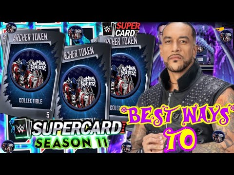 *BEST WAYS* TO GET THE *NEW* ARCHER TOKEN COLLECTIBLES!! WWE SuperCard ...