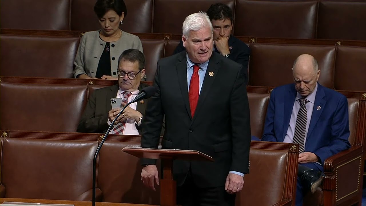 Congressman Tom Emmer speaks on the House floor in support of Mental ...