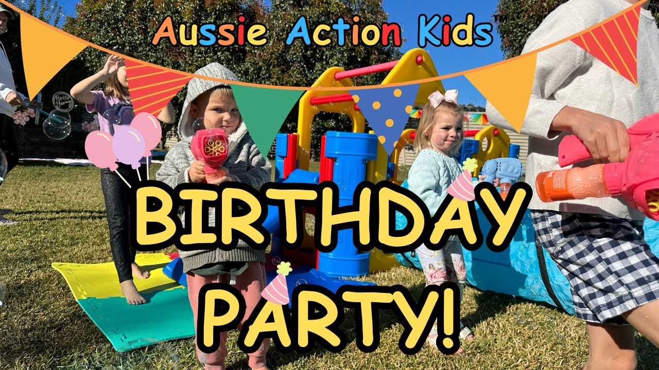 Epic Birthday Party Fun with Aussie Action Kids Playset | Playground ...