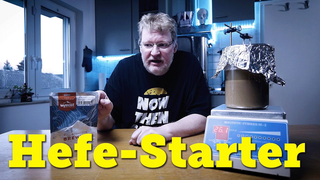 Mehr glückliche Hefezellen für dein Bier: Hefestarter - YouTube