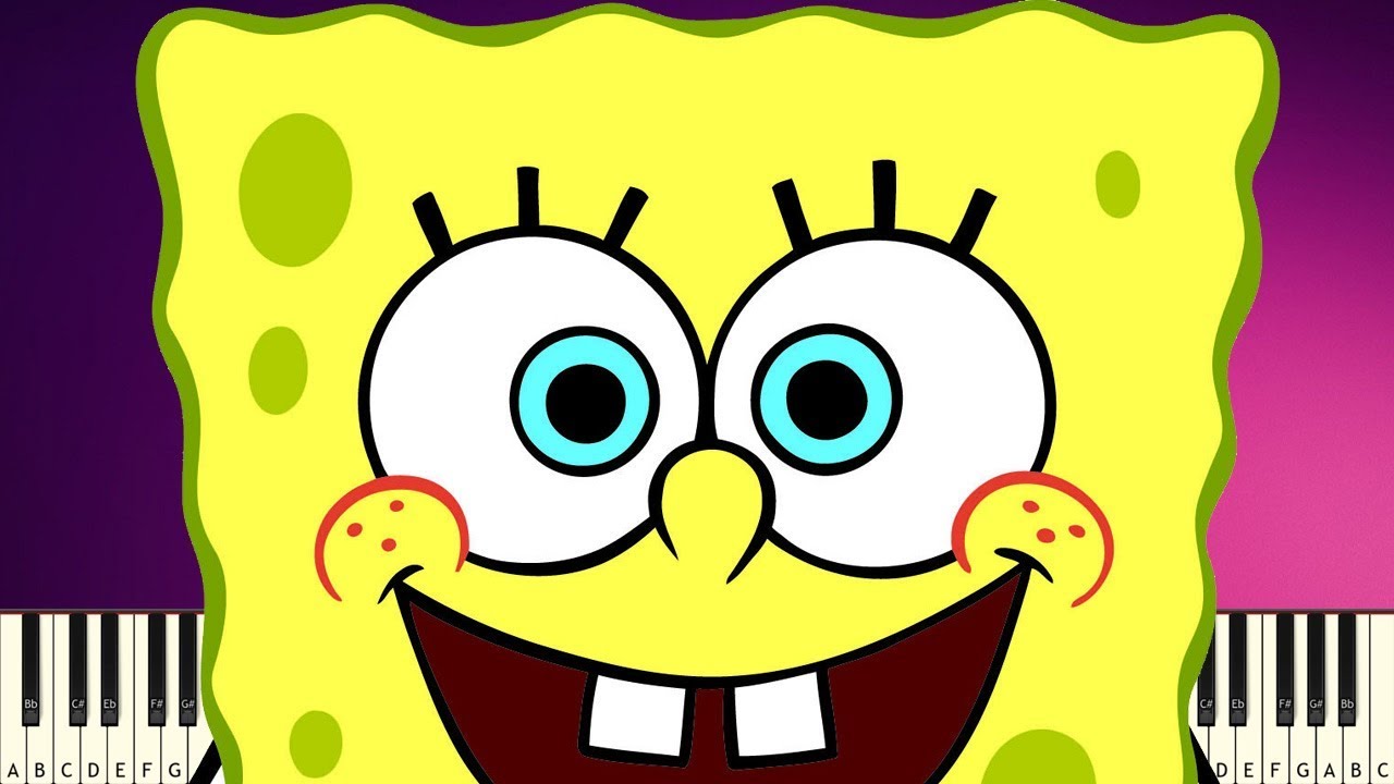 Spongebob Squarepants Tomfoolery Easy Piano Tutorial Youtube