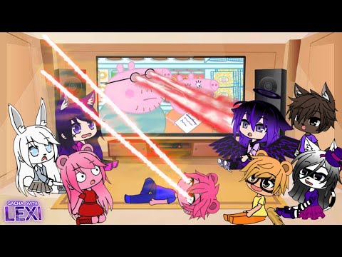 |Gacha Club| 🐷 Piggy characters react to Piggy Memes - Peppa Pig Edit | Gacha with Lexi & Friends!