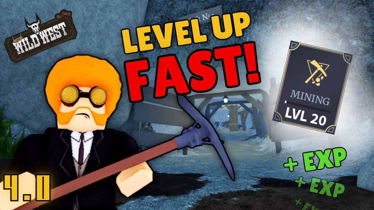 How to Level Up Mining FAST in Wild West | Roblox - YouTube