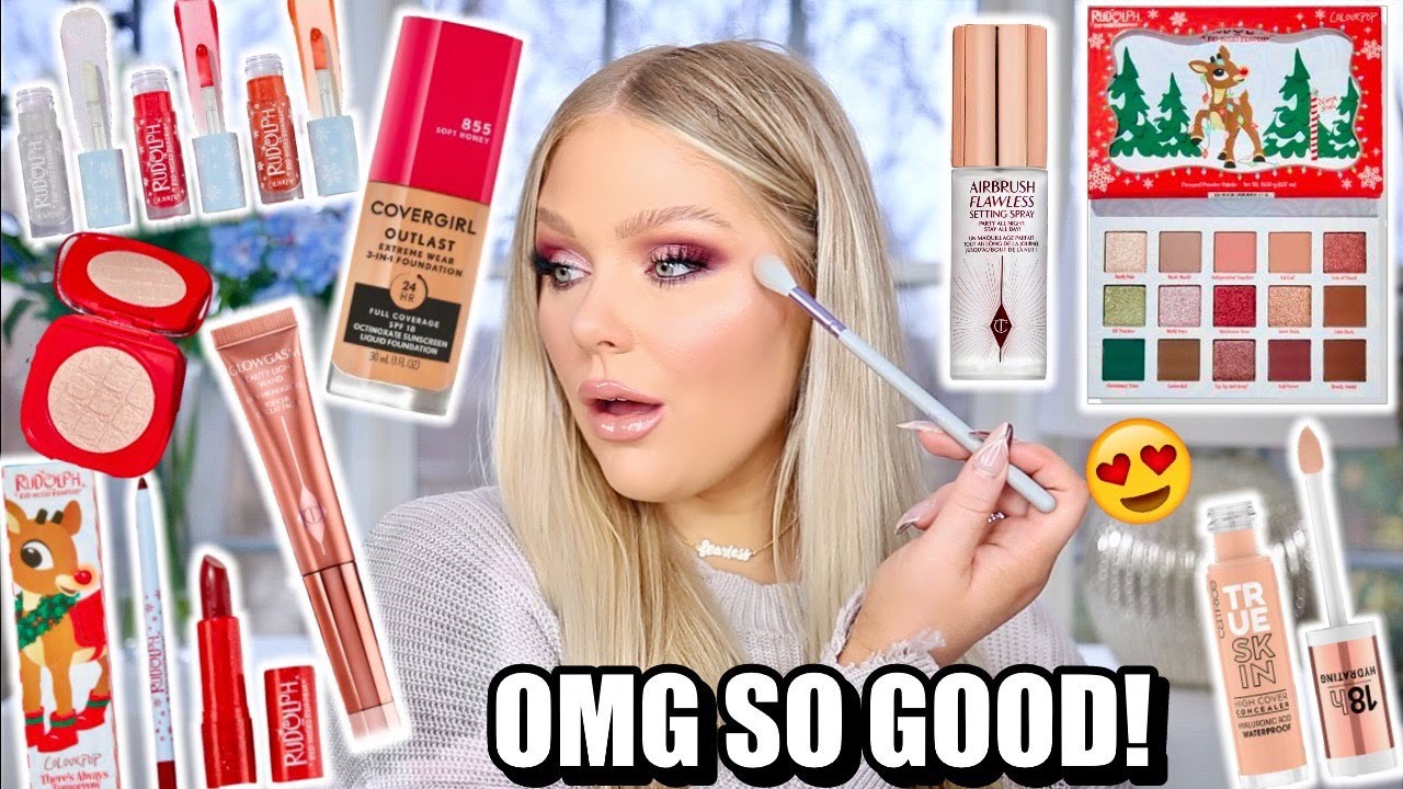 TESTING NEW VIRAL OVERHYPED MAKEUP! FULL FACE FIRST IMPRESSIONS | KELLY ...