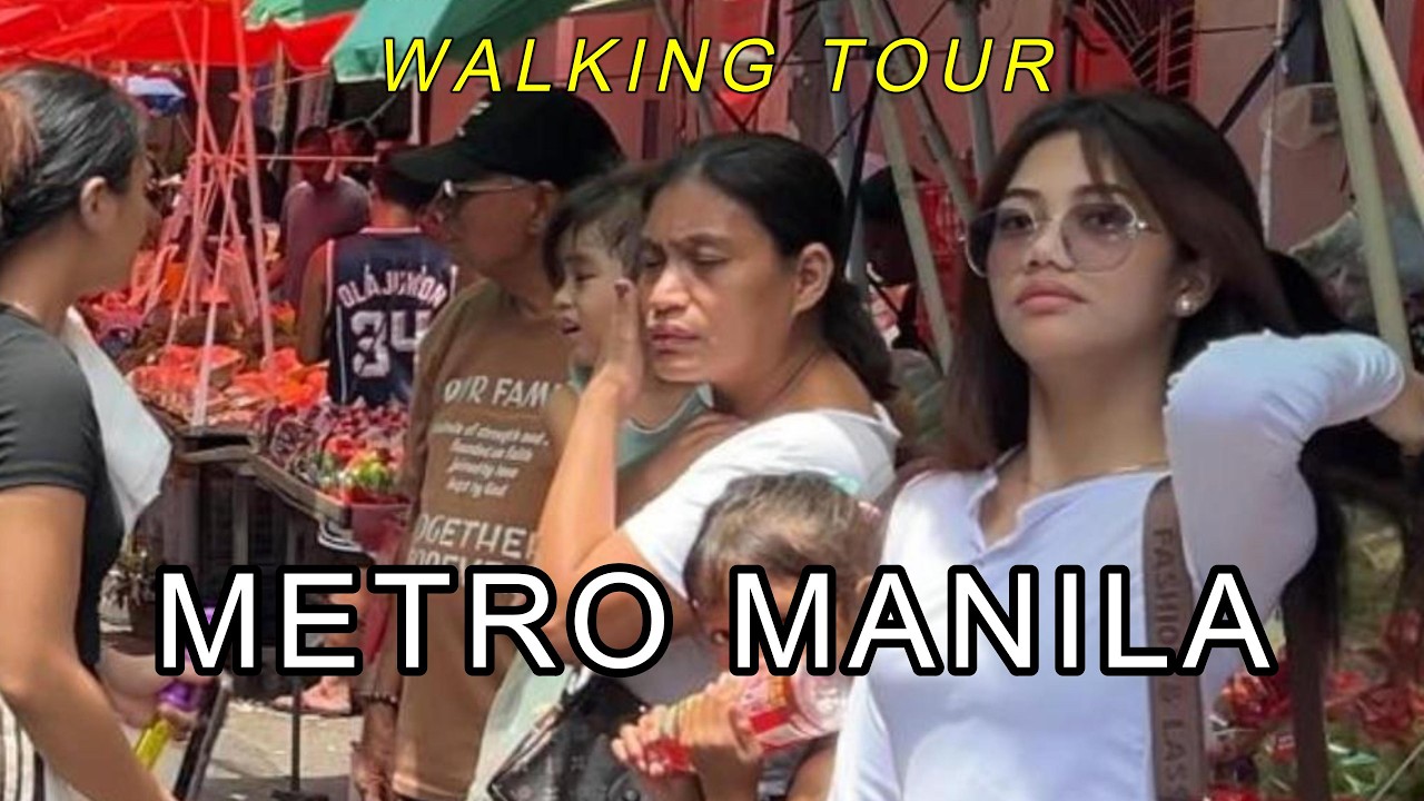 Quiapo Manila Walking Tour - You've Never Seen It Like This! - YouTube
