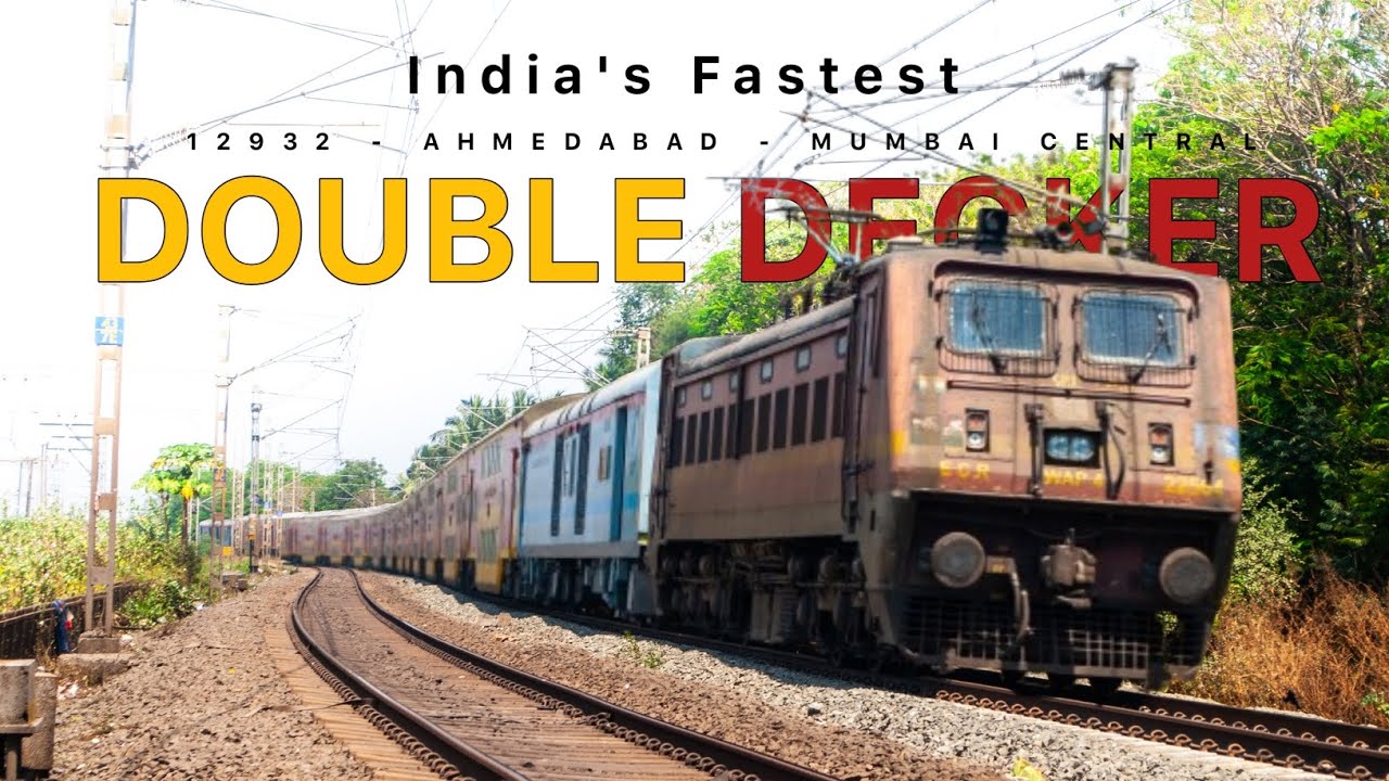 Journey In India's Fastest Double Decker Train ! - YouTube