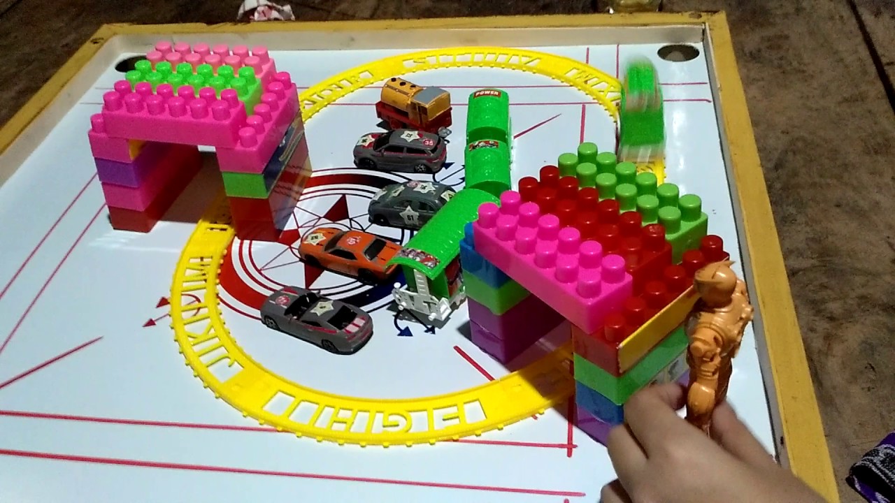 Mainan kereta mobil lego - YouTube