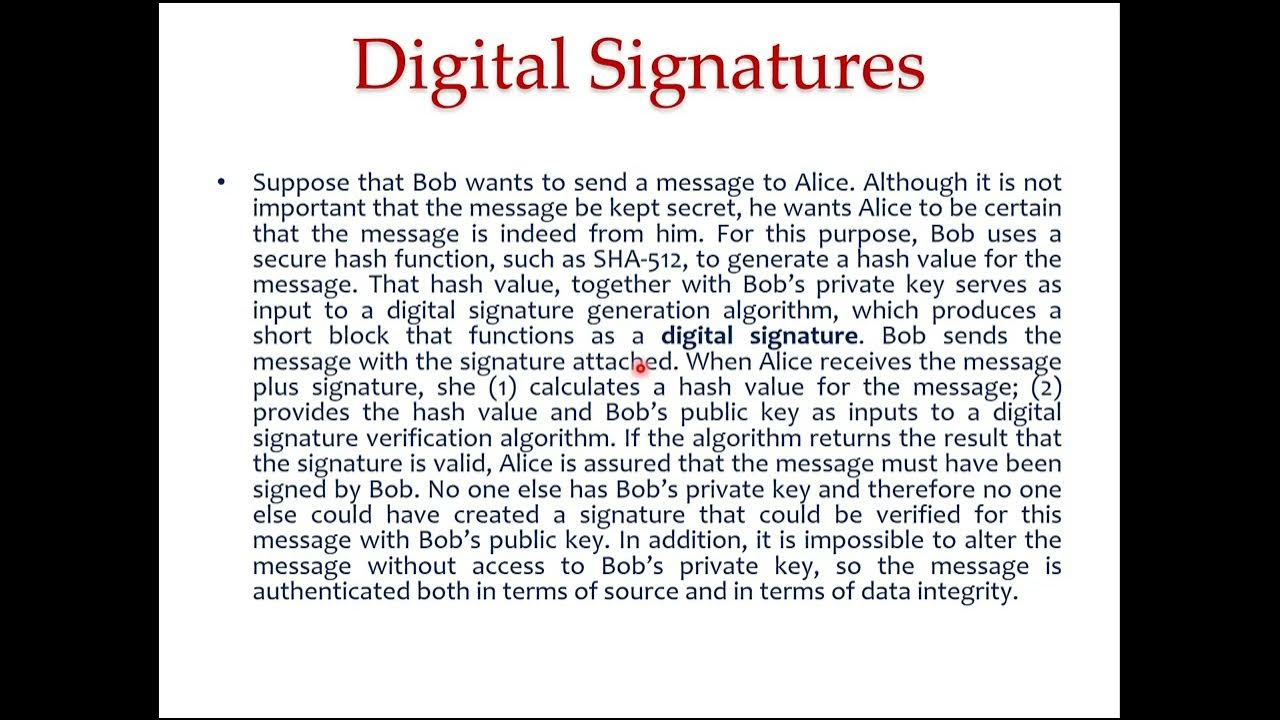 Cyber Message Authentication Lec 7 10of10 - YouTube