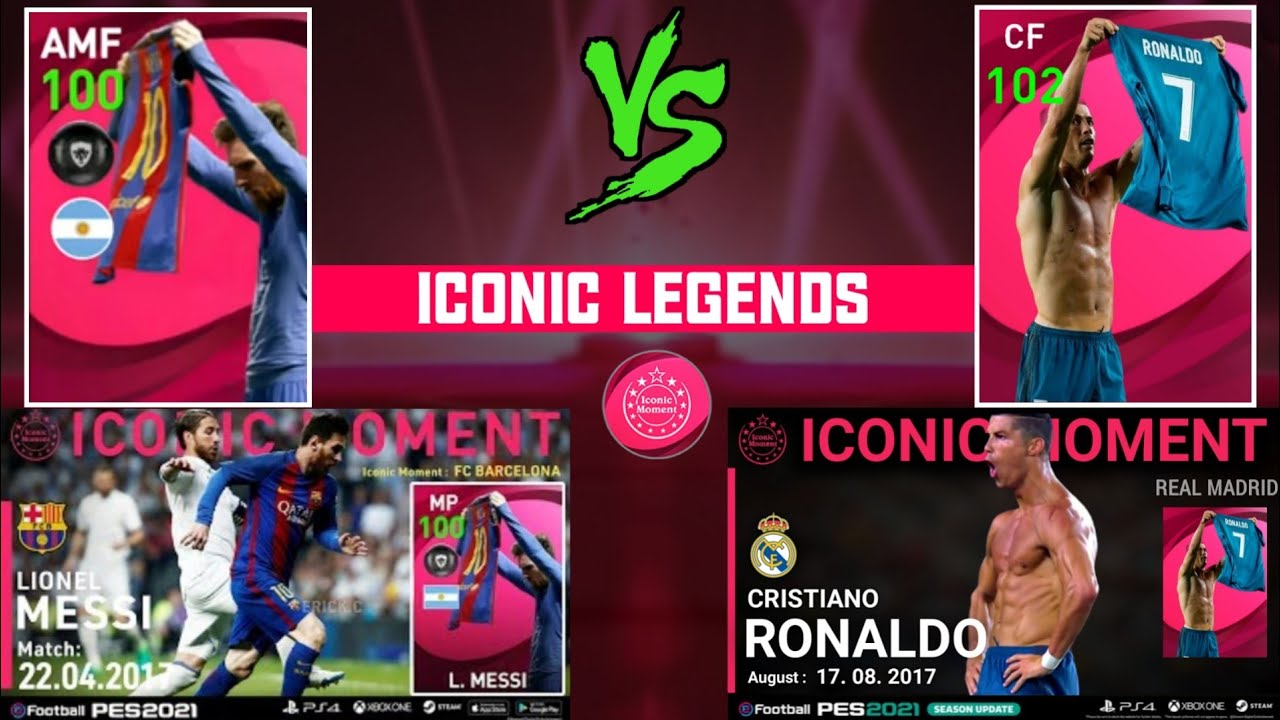 103 RATED ICONIC RONALDO CARD & 100 RATED MESSI || 2 NEW BEST ICONIC ...