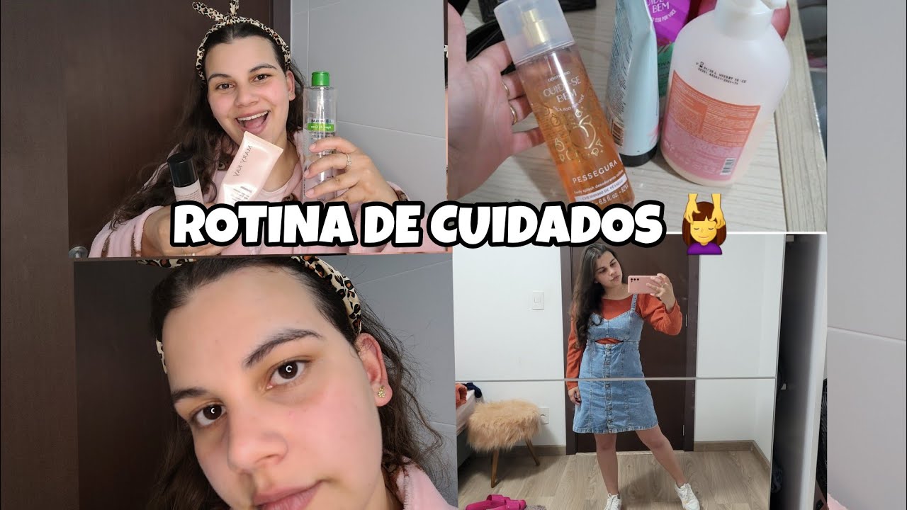 ROTINA DE CUIDADOS + SE ARRUME COMIGO 💆‍♀️ - YouTube