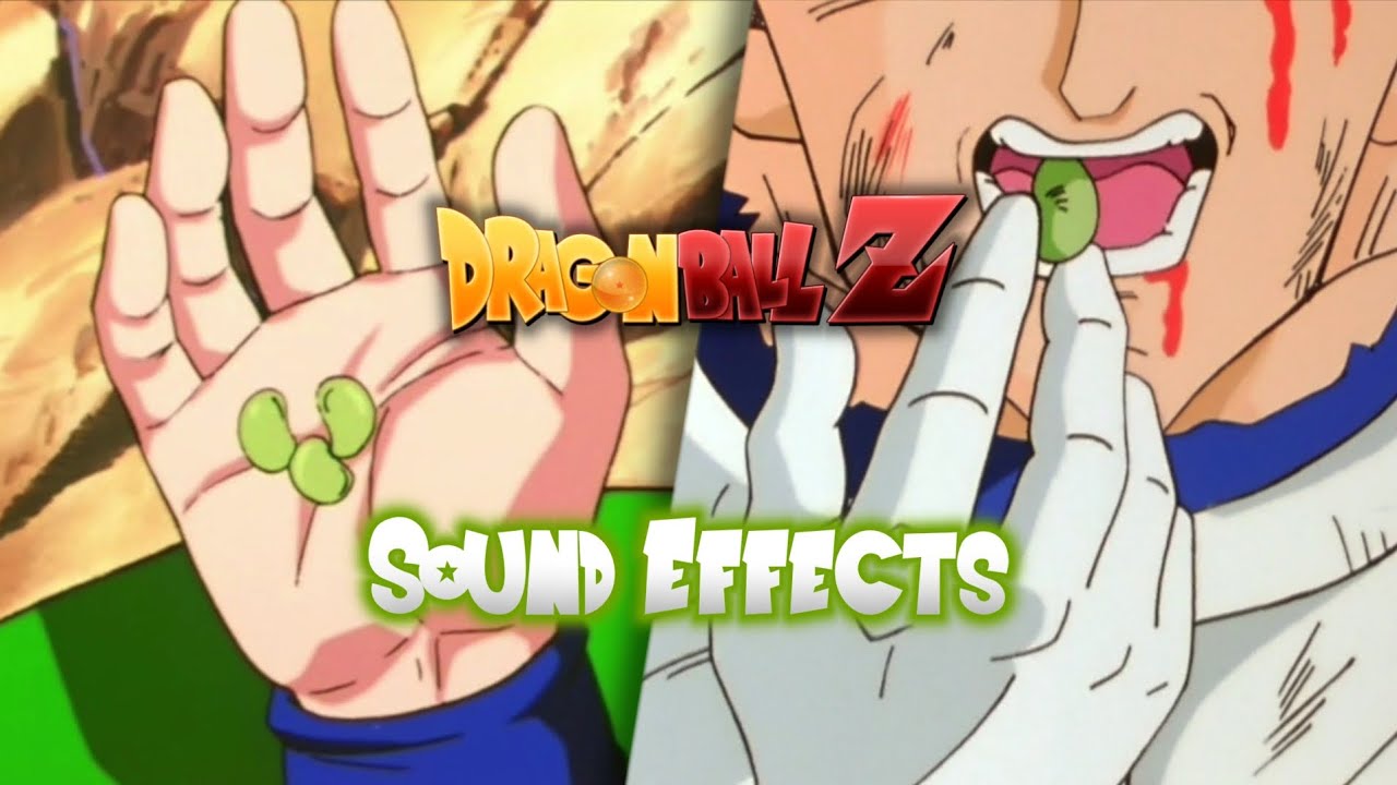 DBZ Sound Effects: Senzu Bean - (Bag/Throw/Catch/Eating) - YouTube