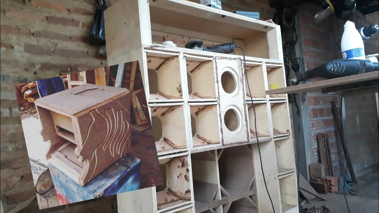 3° PARTE DA PAREDINHA 4 GRAVE DE 12 + RACK MOVEL - YouTube