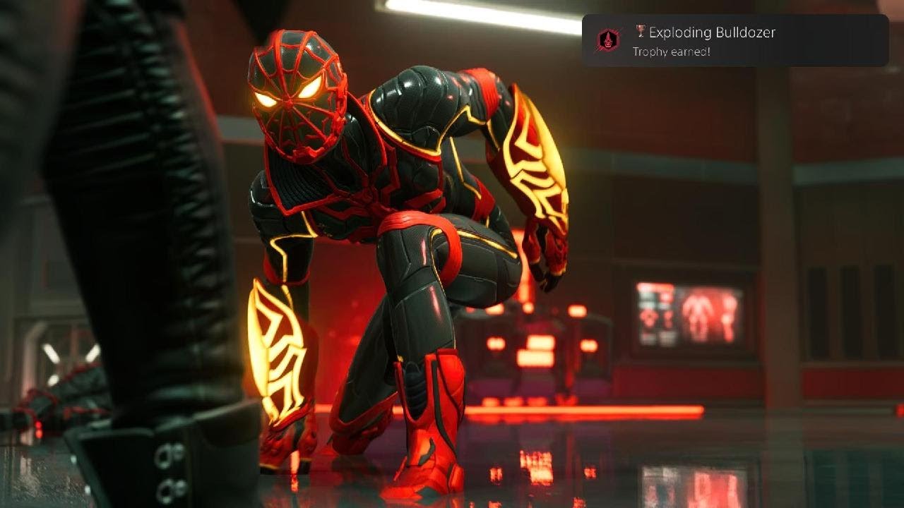Exploding Bulldozer | Marvel's Spider-Man: Miles Morales | PS5 Trophy 🏆 ...
