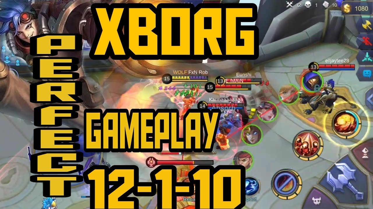 XBORG PERFECT GAMEPLAY | TANK BUILD | Mobile Legends Bang Bang - YouTube