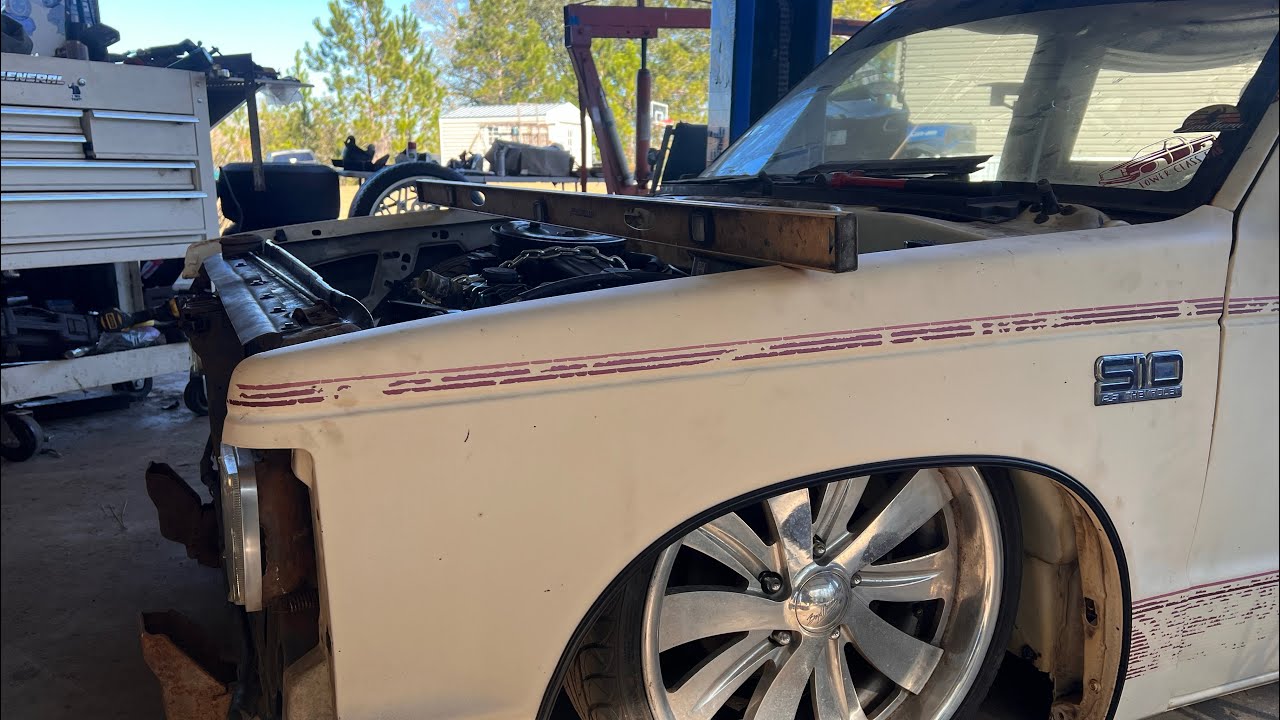 Stock Floor Body Dropping our 1989 S10…part 6…lowering the motor to ...