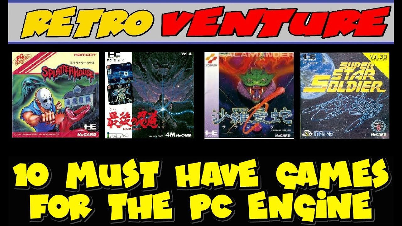 10 must have games for the PC Engine RetroVentureUK - YouTube