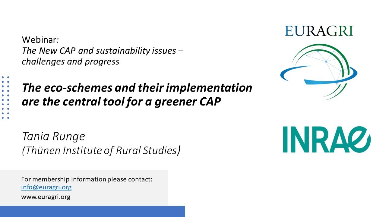 The eco-schemes and their implementation are the central tool for a ...