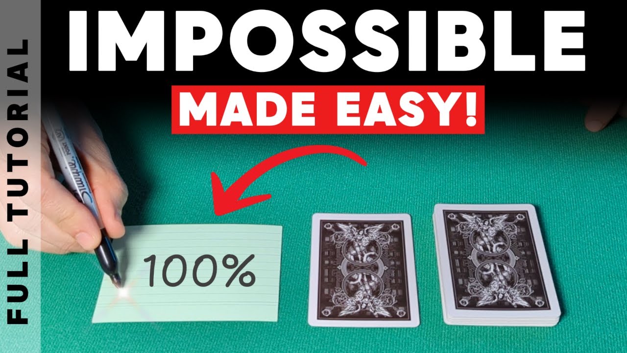 Self-Working and Unbelievable: Learn This Card Trick Today! - YouTube